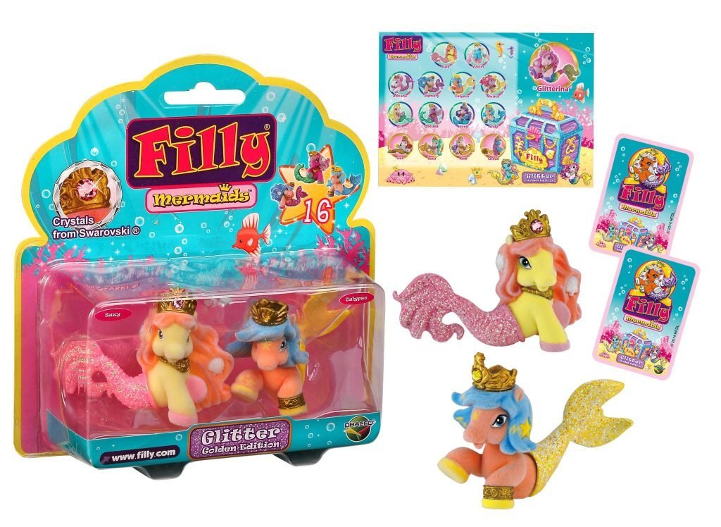 Filly Mermaid Glitter Poniystävykset - Lelukauppa24.fi