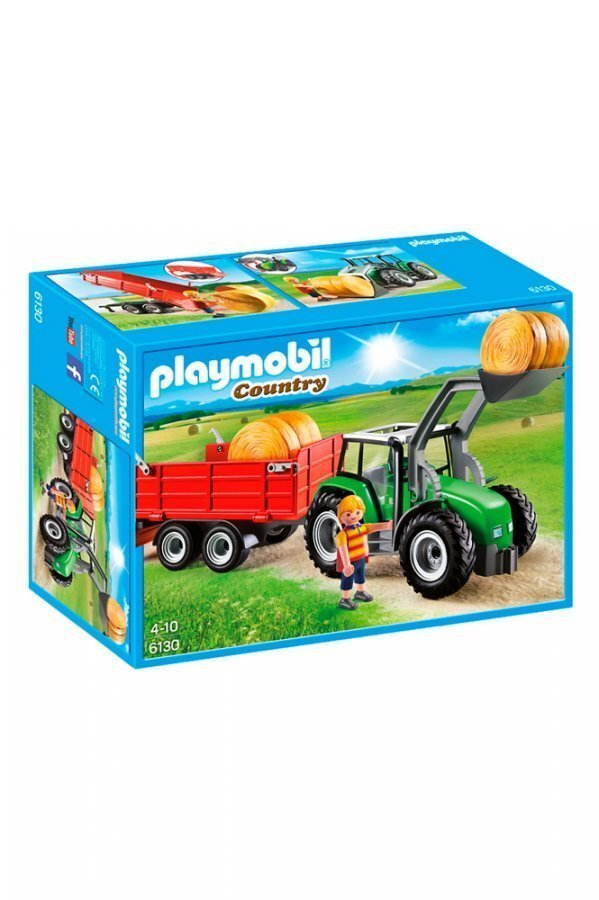 Playmobil Country Iso Traktori Ja Peräkärry - Lelukauppa24.fi