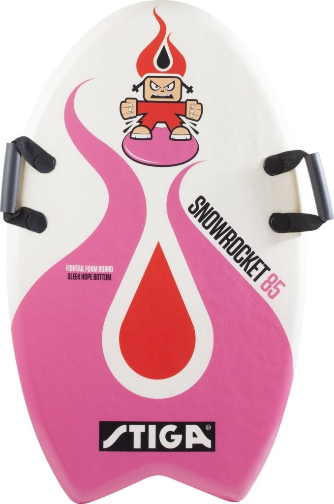 Stiga Snow Rocket 85 Fishtale Lumisurffari Pinkki - Lelukauppa24.fi